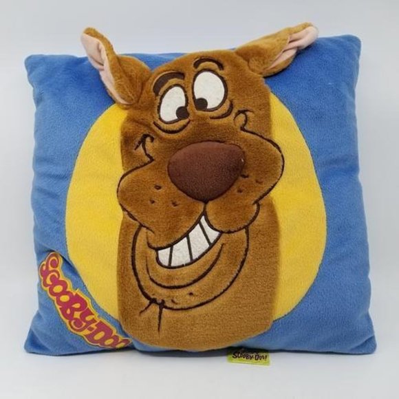 Cartoon Network Bedding Cartoon Network Scooby Doo Plush Pillow 3d Bed Pillow Blue 4 In